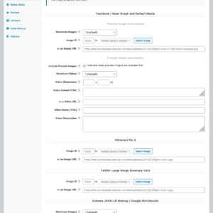 WPSSO Priority Media Tab Example | Surnia Ulula